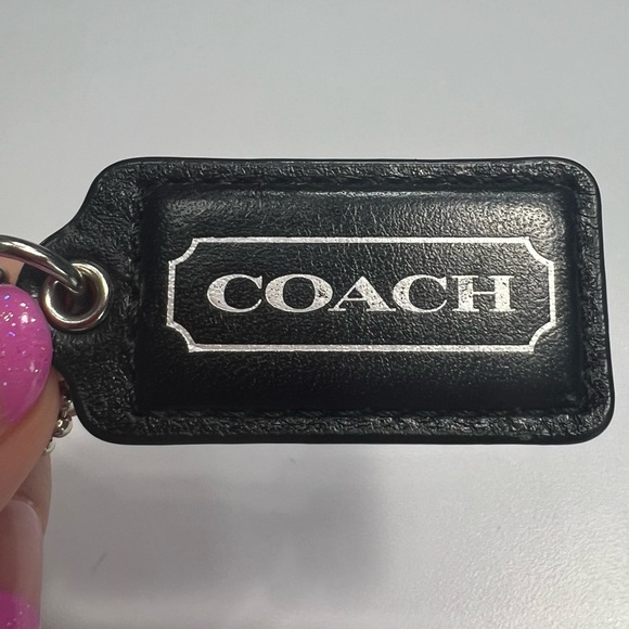 Coach | Bags | Coach Black Bag Tag | Poshmark